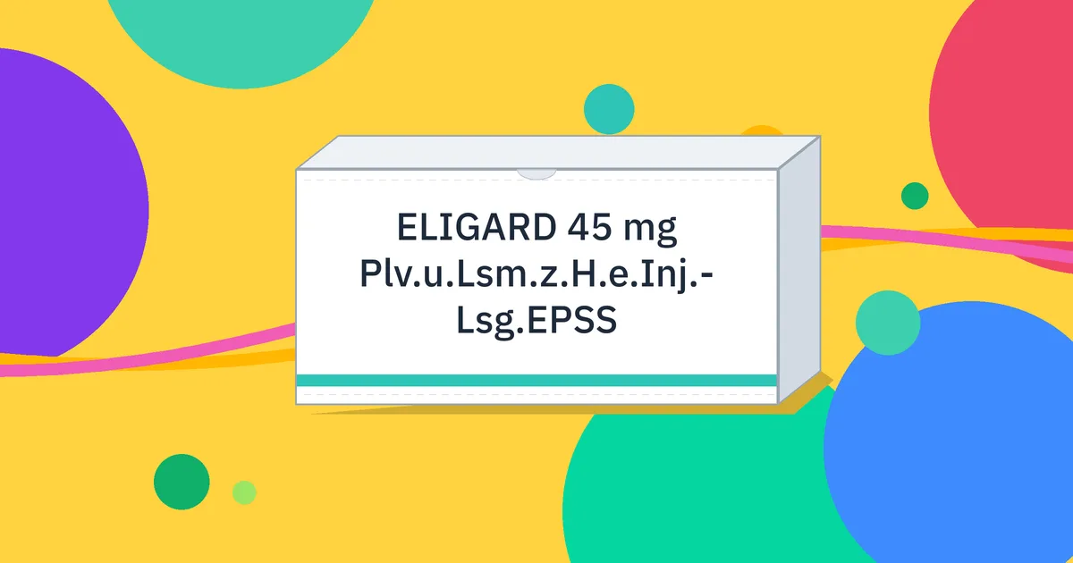 Symbolbild: Packung mit der Aufschrift ELIGARD 45 mg Plv.u.Lsm.z.H.e.Inj.-Lsg.EPSS (PZN 18174491) – Verfügbarkeit und Bezug in Apotheken in Frankfurt am Main