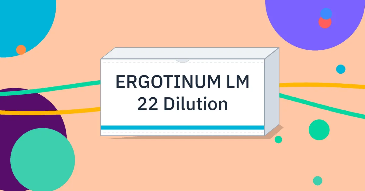 Symbolbild: Packung mit der Aufschrift ERGOTINUM LM 22 Dilution (PZN 13477330) – Verfügbarkeit und Bezug in Apotheken in Frankfurt am Main