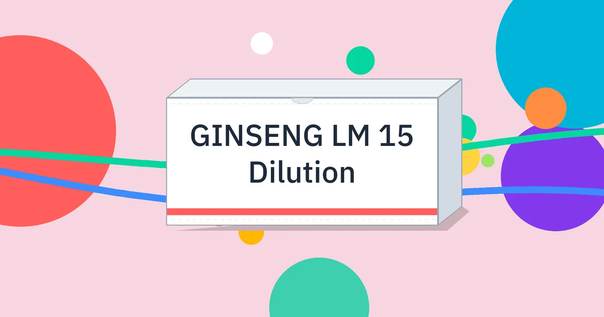 Symbolbild: Packung mit der Aufschrift GINSENG LM 15 Dilution (PZN 12878570) – Verfügbarkeit und Bezug in Apotheken in Frankfurt am Main