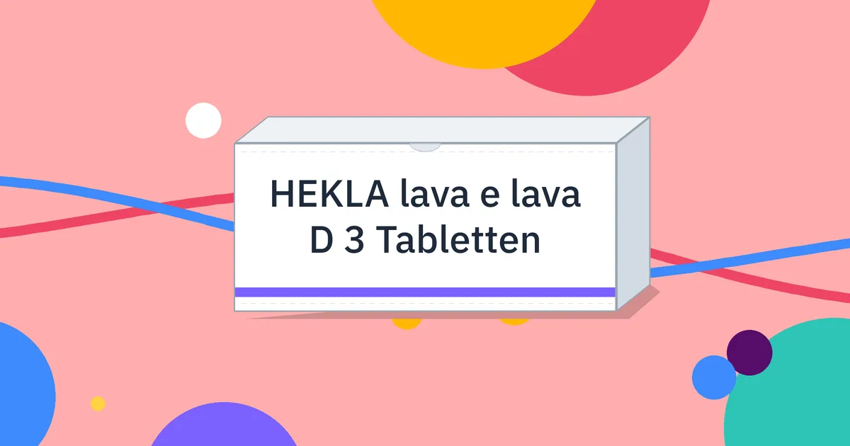Symbolbild: Packung mit der Aufschrift HEKLA lava e lava D 3 Tabletten (PZN 11111530) – Verfügbarkeit und Bezug in Apotheken in Frankfurt am Main