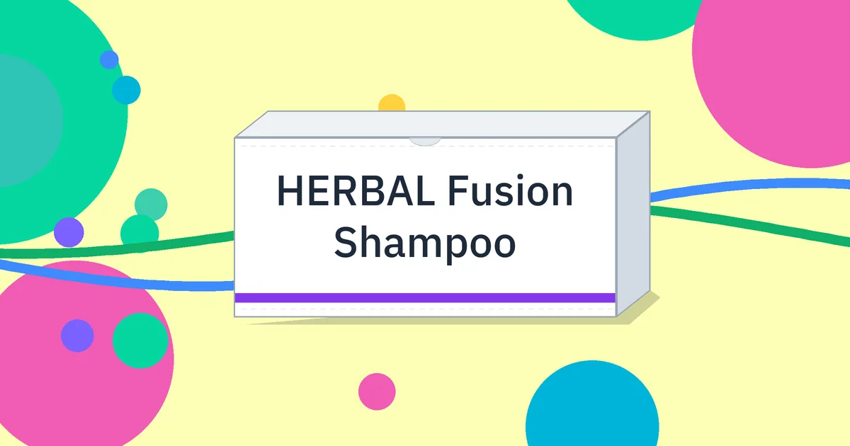Symbolbild: Packung mit der Aufschrift HERBAL Fusion Shampoo (PZN 17204876) – Verfügbarkeit und Bezug in Apotheken in Frankfurt am Main