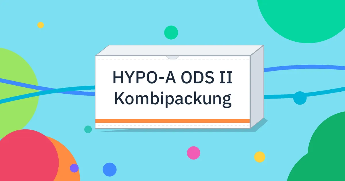 Symbolbild: Packung mit der Aufschrift HYPO-A ODS II Kombipackung (PZN 04656200) – Verfügbarkeit und Bezug in Apotheken in Frankfurt am Main
