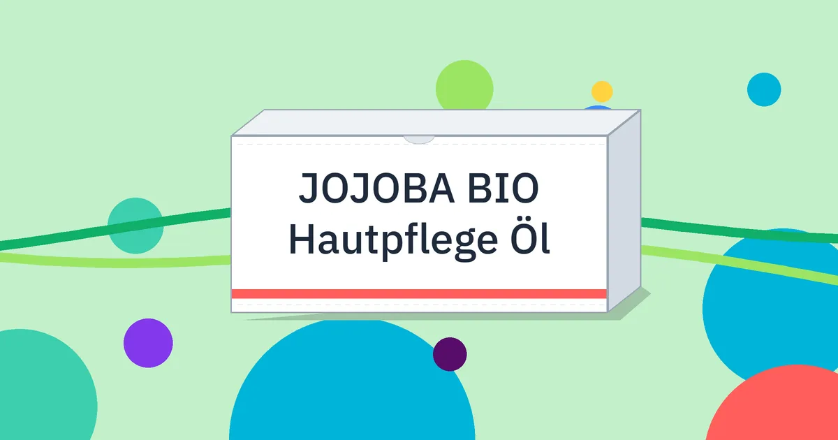 Symbolbild: Packung mit der Aufschrift JOJOBA BIO Hautpflege Öl (PZN 11278230) – Verfügbarkeit und Bezug in Apotheken in Frankfurt am Main