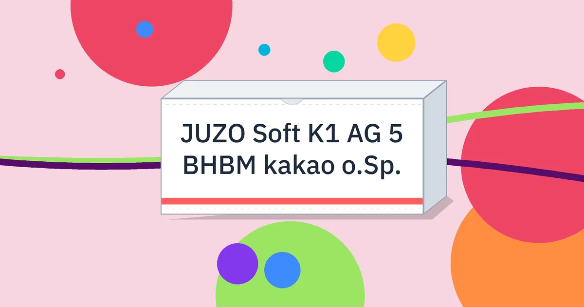 Symbolbild: Packung mit der Aufschrift JUZO Soft K1 AG 5 BHBM kakao o.Sp. (PZN 14857336) – Verfügbarkeit und Bezug in Apotheken in Frankfurt am Main