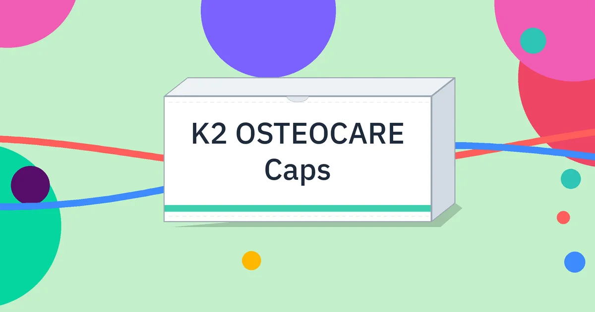 Symbolbild: Packung mit der Aufschrift K2 OSTEOCARE Caps (PZN 14354196) – Verfügbarkeit und Bezug in Apotheken in Frankfurt am Main