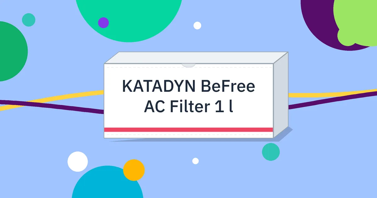 Symbolbild: Packung mit der Aufschrift KATADYN BeFree AC Filter 1 l (PZN 19958303) – Verfügbarkeit und Bezug in Apotheken in Frankfurt am Main