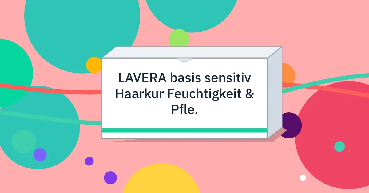 Symbolbild: Packung mit der Aufschrift LAVERA basis sensitiv Haarkur Feuchtigkeit & Pfle. (PZN 18163228) – Verfügbarkeit und Bezug in Apotheken in Frankfurt am Main
