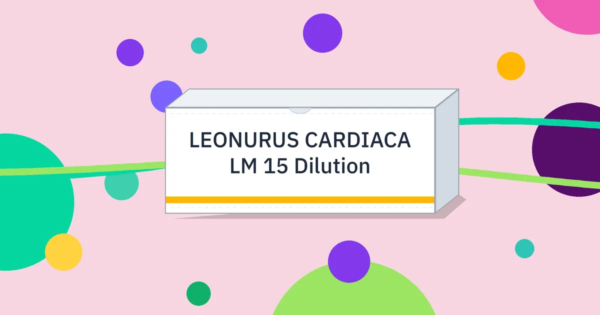 Symbolbild: Packung mit der Aufschrift LEONURUS CARDIACA LM 15 Dilution (PZN 13525945) – Verfügbarkeit und Bezug in Apotheken in Frankfurt am Main