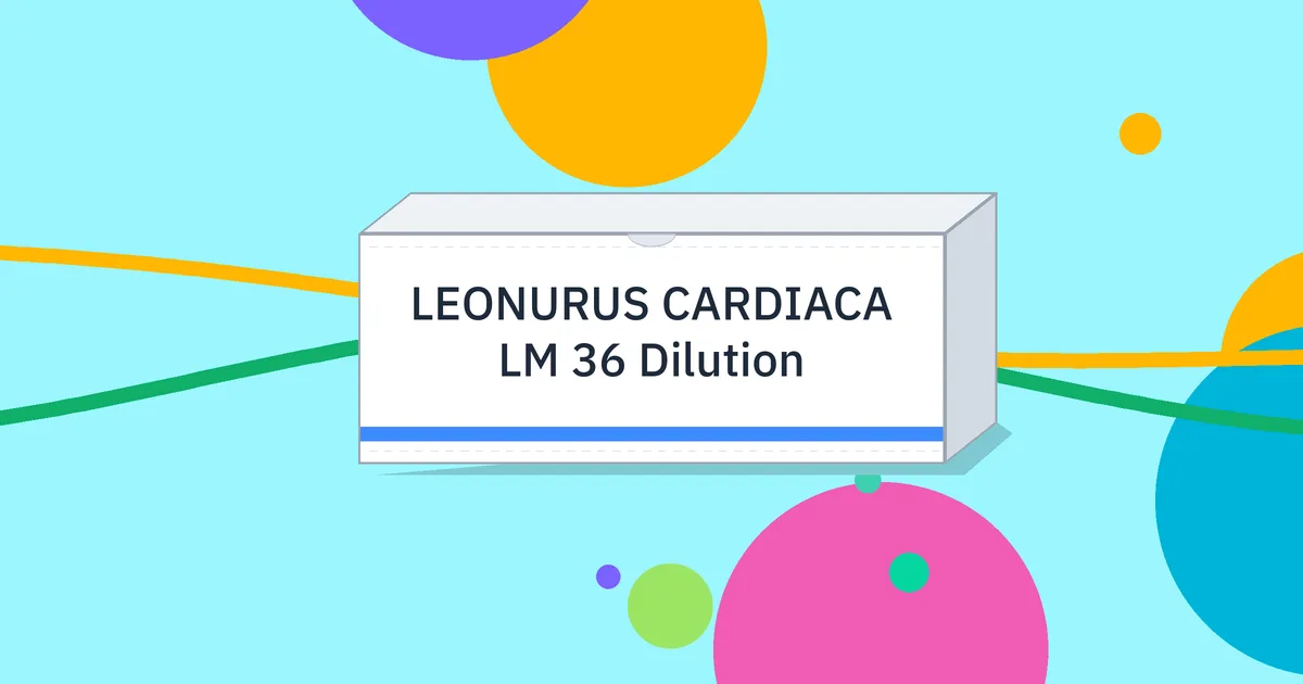 Symbolbild: Packung mit der Aufschrift LEONURUS CARDIACA LM 36 Dilution (PZN 13526123) – Verfügbarkeit und Bezug in Apotheken in Frankfurt am Main
