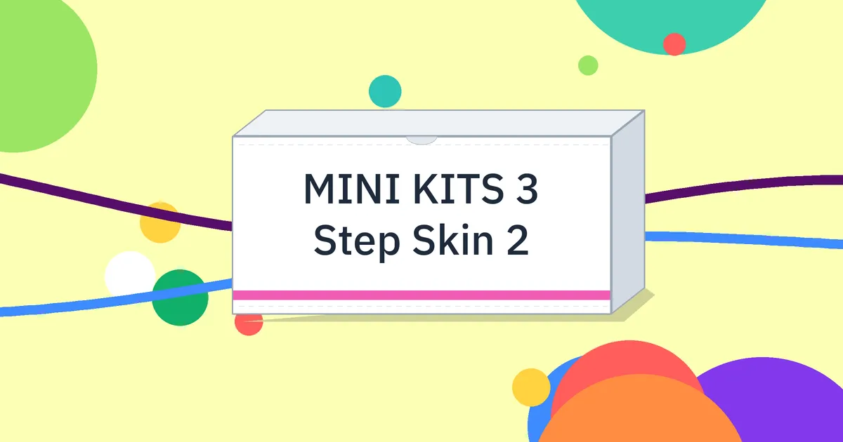 Symbolbild: Packung mit der Aufschrift MINI KITS 3 Step Skin 2 (PZN 18893837) – Verfügbarkeit und Bezug in Apotheken in Frankfurt am Main