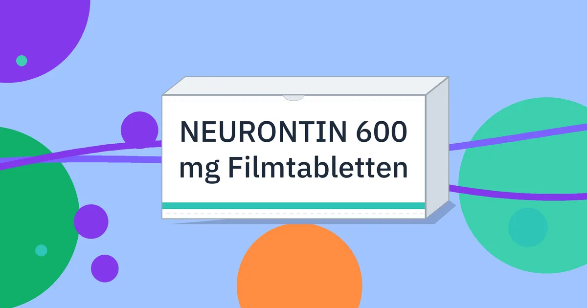 Symbolbild: Packung mit der Aufschrift NEURONTIN 600 mg Filmtabletten (PZN 00323217) – Verfügbarkeit und Bezug in Apotheken in Frankfurt am Main