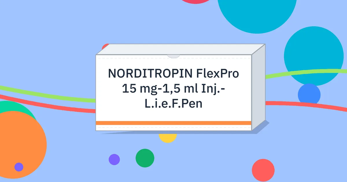 Symbolbild: Packung mit der Aufschrift NORDITROPIN FlexPro 15 mg-1,5 ml Inj.-L.i.e.F.Pen (PZN 05459430) – Verfügbarkeit und Bezug in Apotheken in Frankfurt am Main