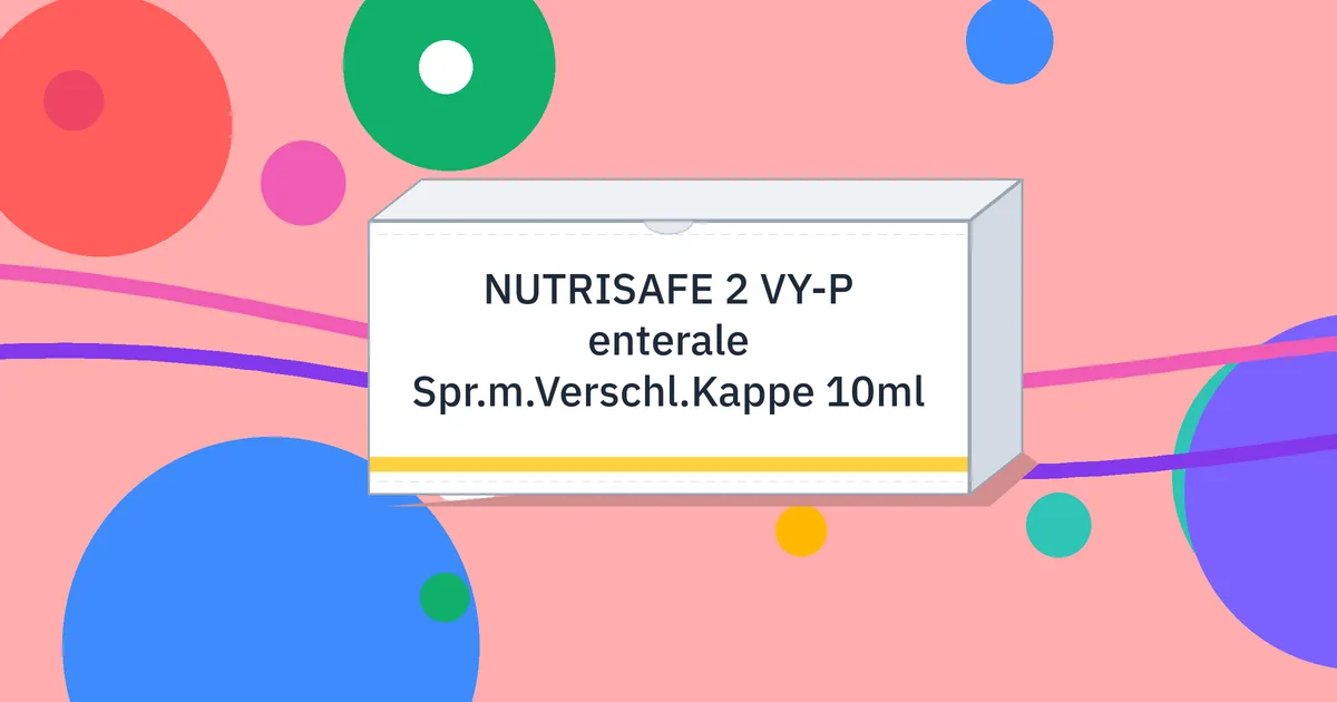 Symbolbild: Packung mit der Aufschrift NUTRISAFE 2 VY-P enterale Spr.m.Verschl.Kappe 10ml (PZN 20065964) – Verfügbarkeit und Bezug in Apotheken in Frankfurt am Main