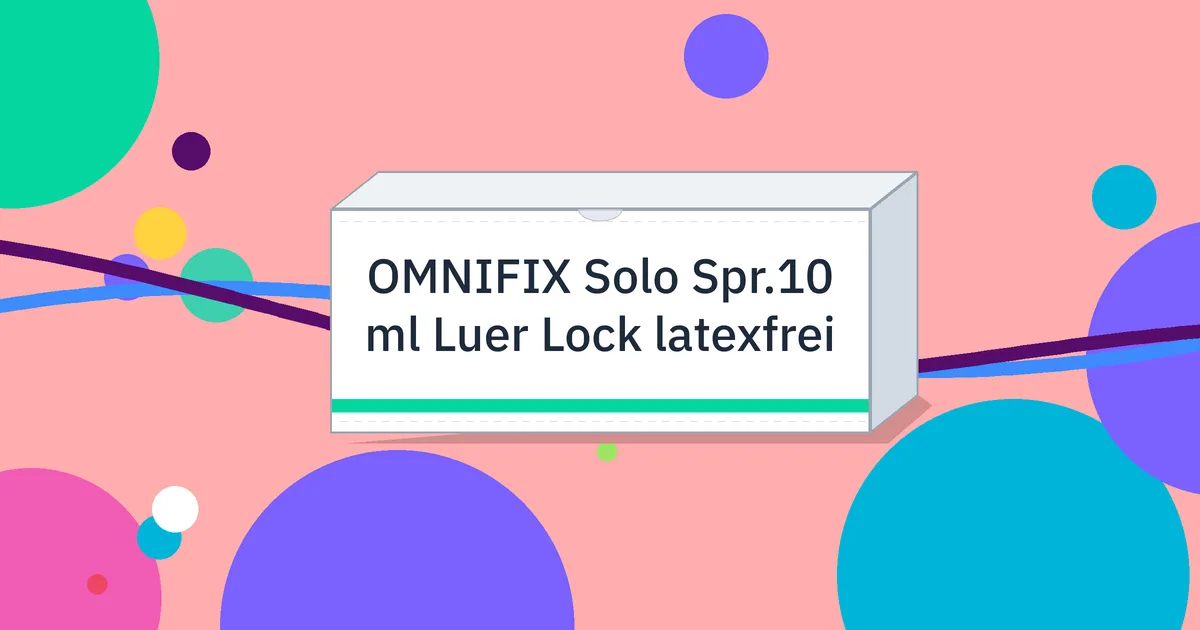 Symbolbild: Packung mit der Aufschrift OMNIFIX Solo Spr.10 ml Luer Lock latexfrei (PZN 11184581) – Verfügbarkeit und Bezug in Apotheken in Frankfurt am Main