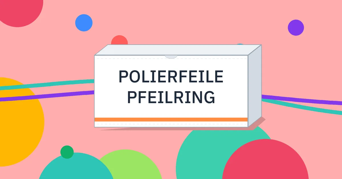 Symbolbild: Packung mit der Aufschrift POLIERFEILE PFEILRING (PZN 10192087) – Verfügbarkeit und Bezug in Apotheken in Frankfurt am Main
