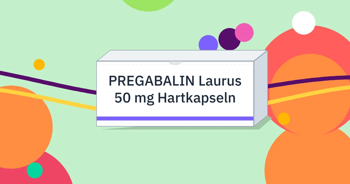 Symbolbild: Packung mit der Aufschrift PREGABALIN Laurus 50 mg Hartkapseln (PZN 16241214) – Verfügbarkeit und Bezug in Apotheken in Frankfurt am Main