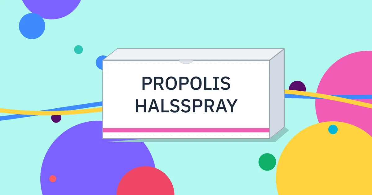 Symbolbild: Packung mit der Aufschrift PROPOLIS HALSSPRAY (PZN 20204130) – Verfügbarkeit und Bezug in Apotheken in Frankfurt am Main