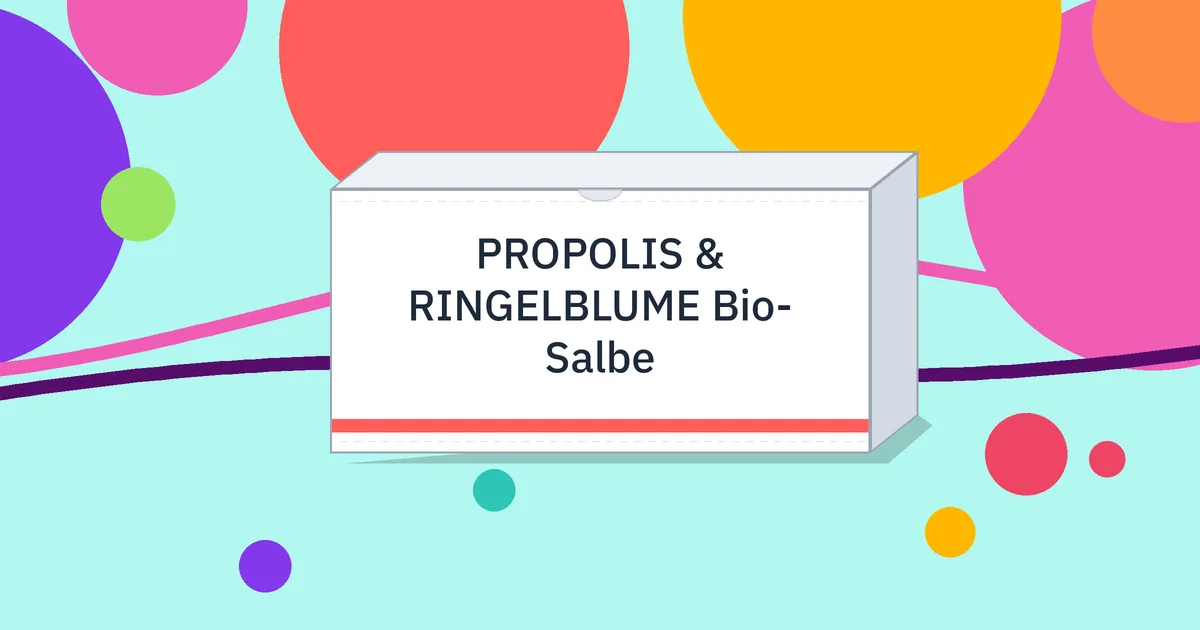 Symbolbild: Packung mit der Aufschrift PROPOLIS & RINGELBLUME Bio-Salbe (PZN 16400836) – Verfügbarkeit und Bezug in Apotheken in Frankfurt am Main