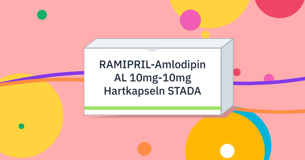 Symbolbild: Packung mit der Aufschrift RAMIPRIL-Amlodipin AL 10mg-10mg Hartkapseln STADA (PZN 19818677) – Verfügbarkeit und Bezug in Apotheken in Frankfurt am Main