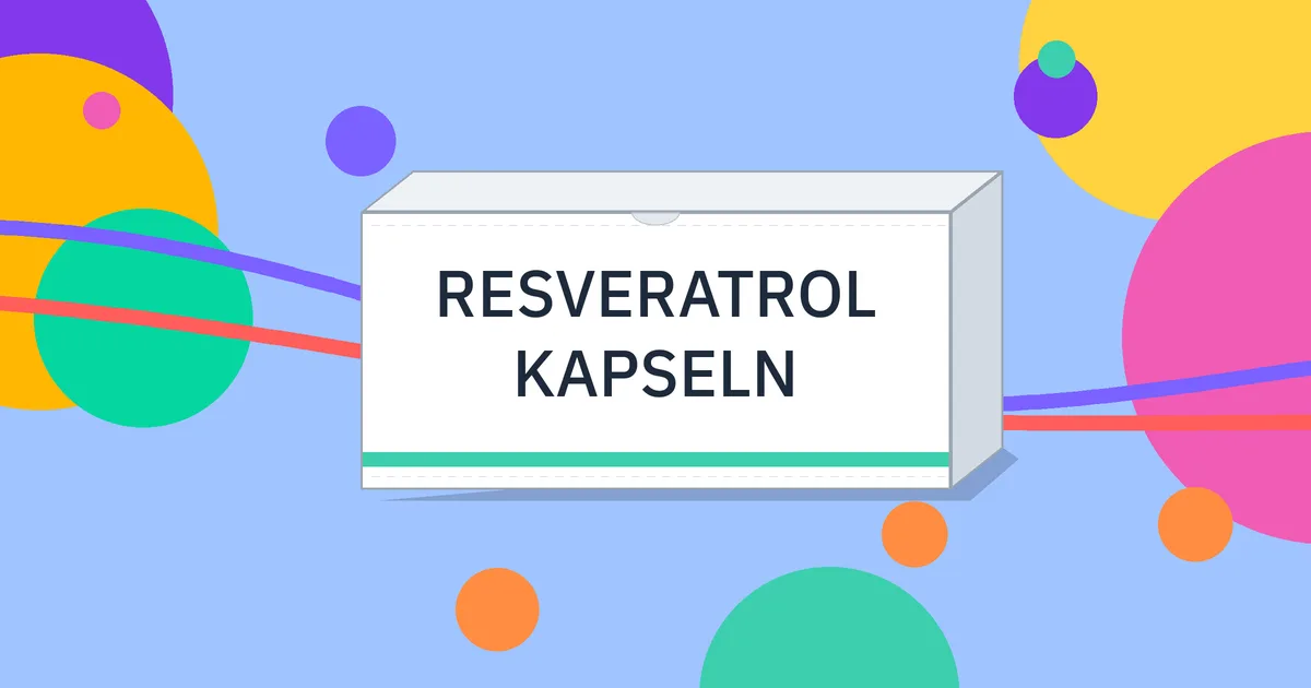 Symbolbild: Packung mit der Aufschrift RESVERATROL KAPSELN (PZN 14286402) – Verfügbarkeit und Bezug in Apotheken in Frankfurt am Main