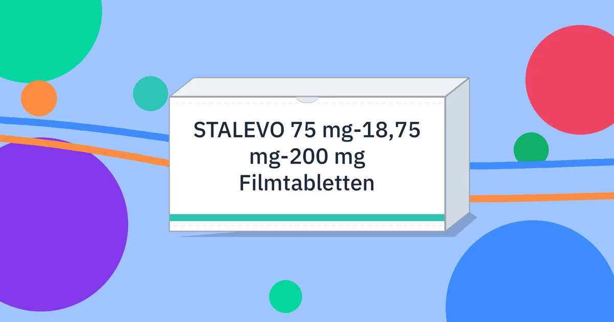 Symbolbild: Packung mit der Aufschrift STALEVO 75 mg-18,75 mg-200 mg Filmtabletten (PZN 06907310) – Verfügbarkeit und Bezug in Apotheken in Frankfurt am Main