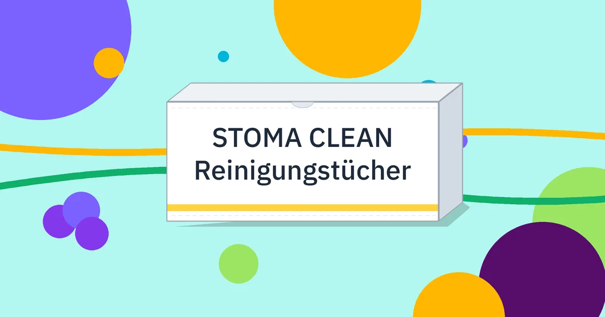 Symbolbild: Packung mit der Aufschrift STOMA CLEAN Reinigungstücher (PZN 09378510) – Verfügbarkeit und Bezug in Apotheken in Frankfurt am Main