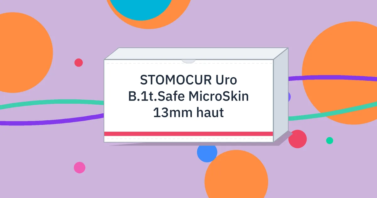 Symbolbild: Packung mit der Aufschrift STOMOCUR Uro B.1t.Safe MicroSkin 13mm haut (PZN 17160386) – Verfügbarkeit und Bezug in Apotheken in Frankfurt am Main