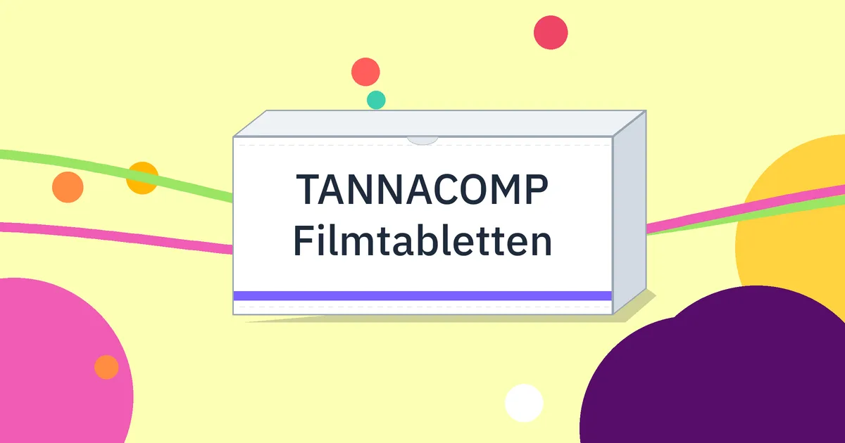 Symbolbild: Packung mit der Aufschrift TANNACOMP Filmtabletten (PZN 01900349) – Verfügbarkeit und Bezug in Apotheken in Frankfurt am Main