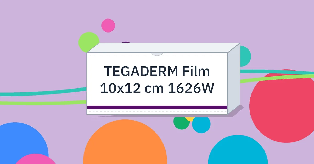 Symbolbild: Packung mit der Aufschrift TEGADERM Film 10x12 cm 1626W (PZN 20545256) – Verfügbarkeit und Bezug in Apotheken in Frankfurt am Main