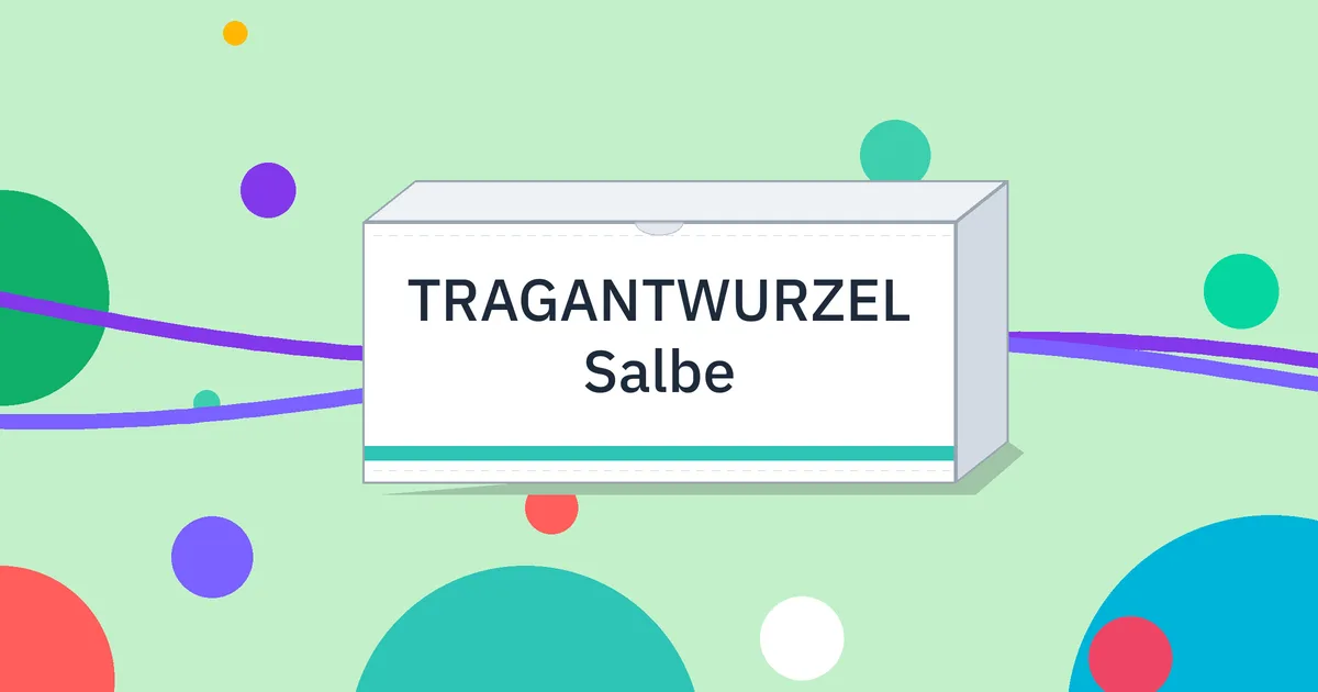 Symbolbild: Packung mit der Aufschrift TRAGANTWURZEL Salbe (PZN 18396599) – Verfügbarkeit und Bezug in Apotheken in Frankfurt am Main