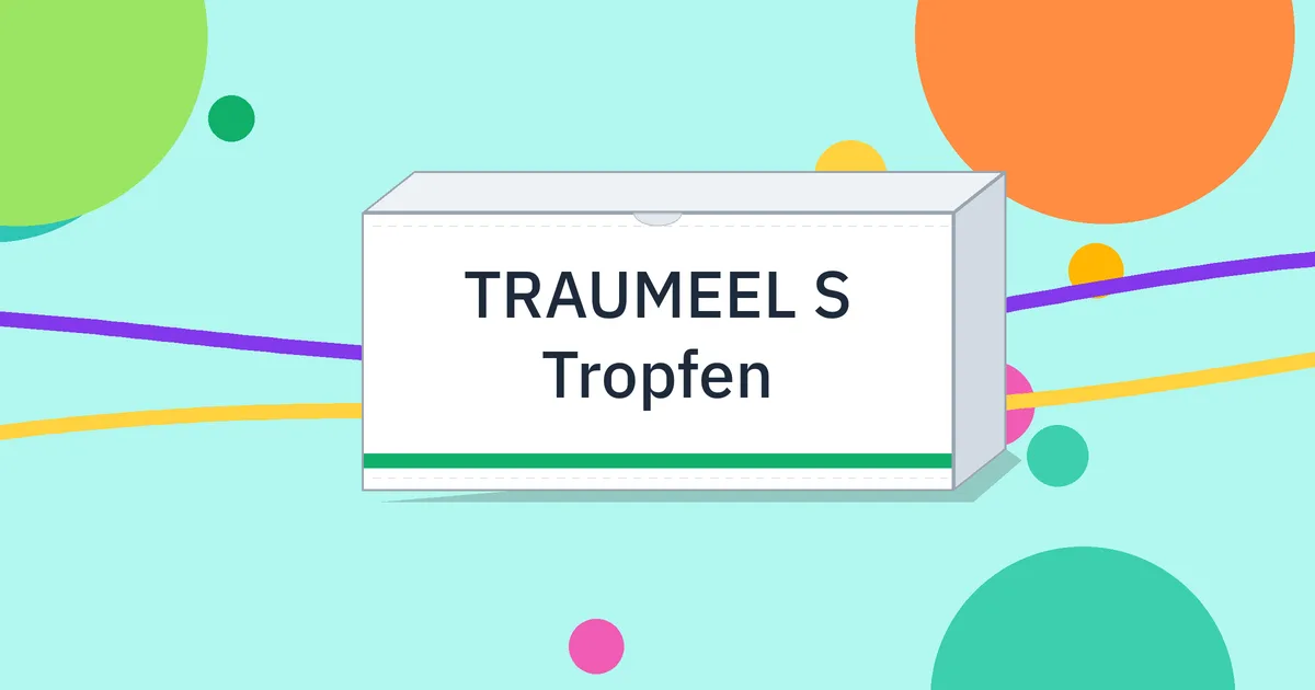Symbolbild: Packung mit der Aufschrift TRAUMEEL S Tropfen (PZN 03515259) – Verfügbarkeit und Bezug in Apotheken in Frankfurt am Main