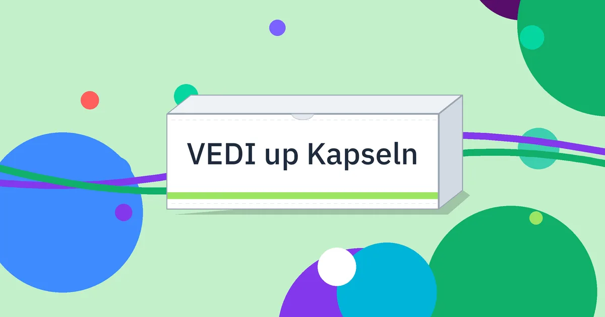 Symbolbild: Packung mit der Aufschrift VEDI up Kapseln (PZN 18189529) – Verfügbarkeit und Bezug in Apotheken in Frankfurt am Main