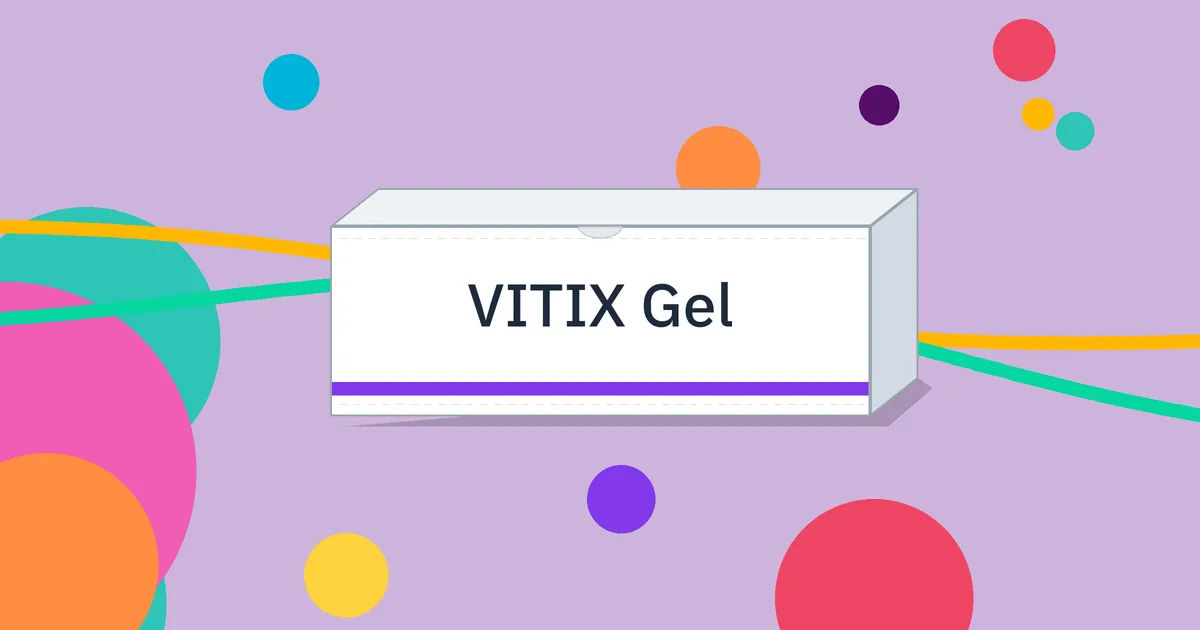Symbolbild: Packung mit der Aufschrift VITIX Gel (PZN 01695441) – Verfügbarkeit und Bezug in Apotheken in Frankfurt am Main