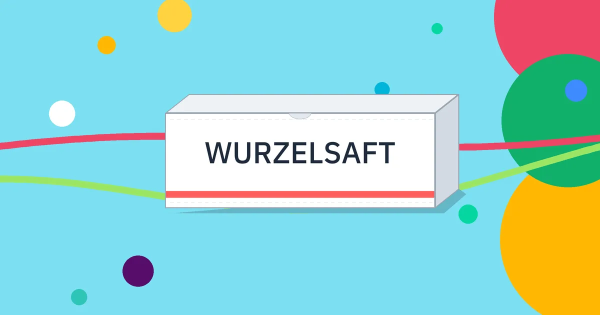 Symbolbild: Packung mit der Aufschrift WURZELSAFT (PZN 17231821) – Verfügbarkeit und Bezug in Apotheken in Frankfurt am Main