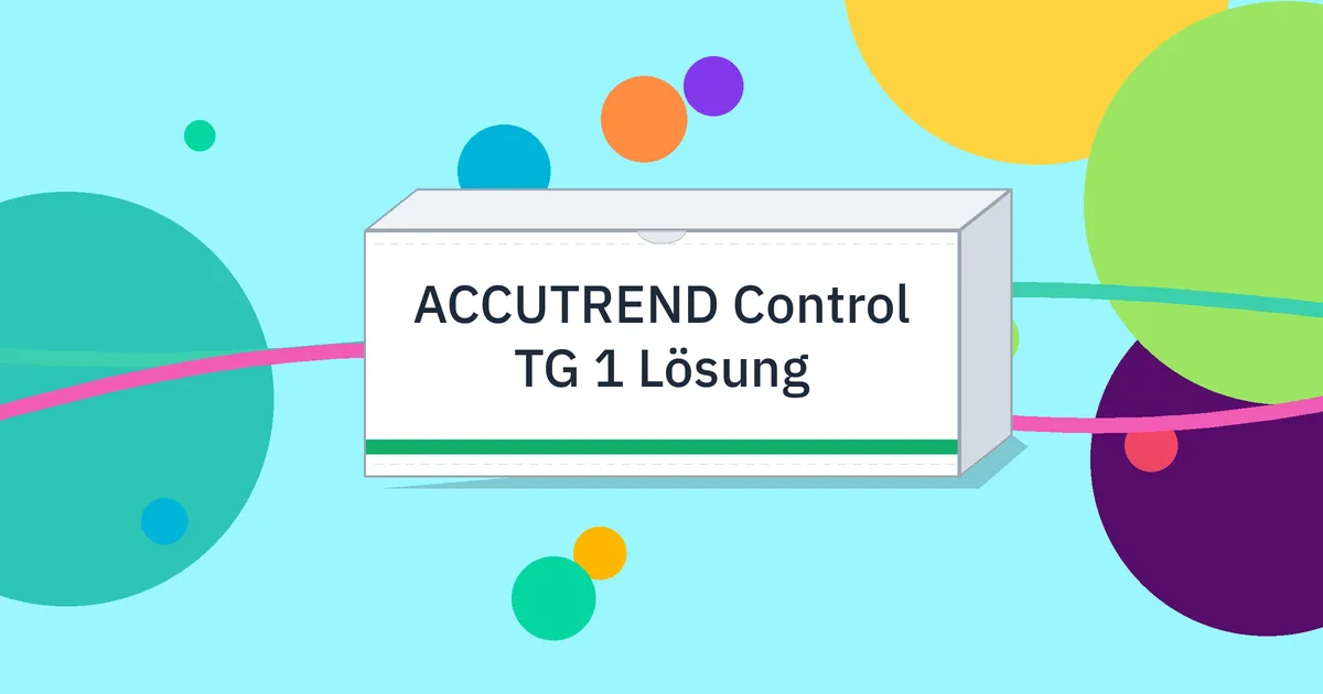 Symbolbild: Packung mit der Aufschrift ACCUTREND Control TG 1 Lösung (PZN 00362039) – Verfügbarkeit und Bezug in Apotheken in Frankfurt am Main