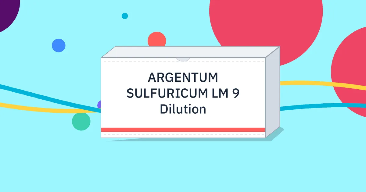Symbolbild: Packung mit der Aufschrift ARGENTUM SULFURICUM LM 9 Dilution (PZN 12769993) – Verfügbarkeit und Bezug in Apotheken in Frankfurt am Main