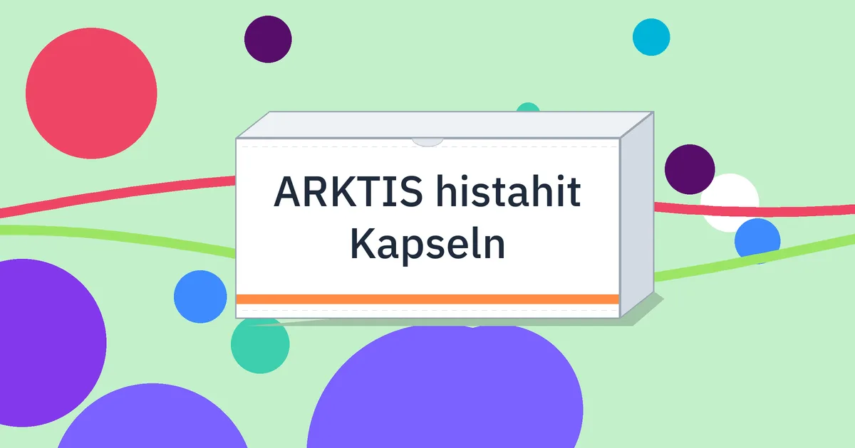 Symbolbild: Packung mit der Aufschrift ARKTIS histahit Kapseln (PZN 16024327) – Verfügbarkeit und Bezug in Apotheken in Frankfurt am Main