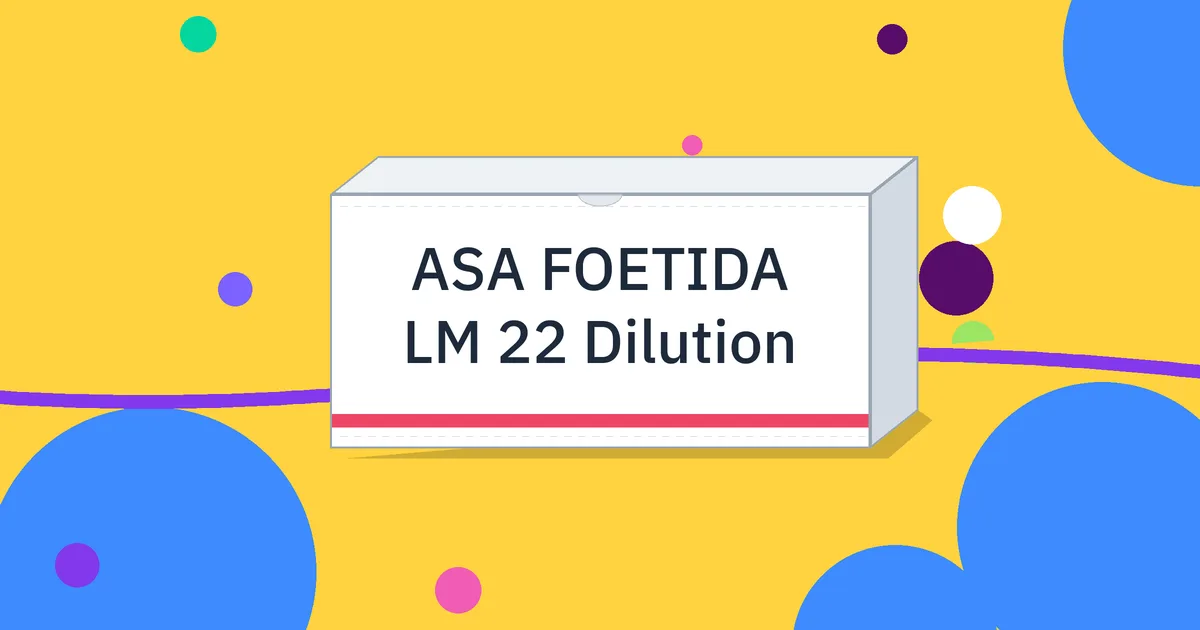 Symbolbild: Packung mit der Aufschrift ASA FOETIDA LM 22 Dilution (PZN 12781675) – Verfügbarkeit und Bezug in Apotheken in Frankfurt am Main