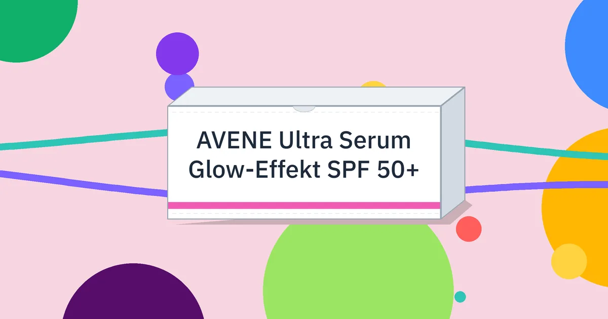 Symbolbild: Packung mit der Aufschrift AVENE Ultra Serum Glow-Effekt SPF 50+ (PZN 19906364) – Verfügbarkeit und Bezug in Apotheken in Frankfurt am Main