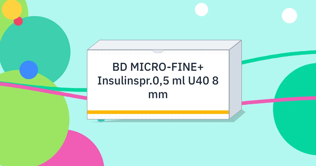 Symbolbild: Packung mit der Aufschrift BD MICRO-FINE+ Insulinspr.0,5 ml U40 8 mm (PZN 18100110) – Verfügbarkeit und Bezug in Apotheken in Frankfurt am Main