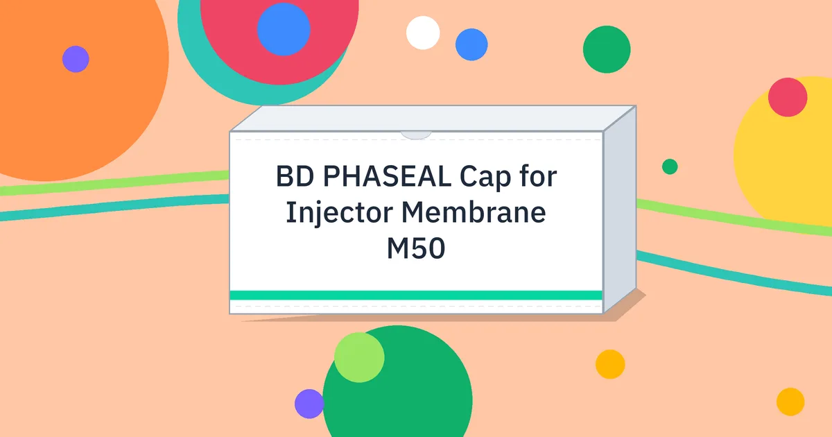 Symbolbild: Packung mit der Aufschrift BD PHASEAL Cap for Injector Membrane M50 (PZN 07017624) – Verfügbarkeit und Bezug in Apotheken in Frankfurt am Main