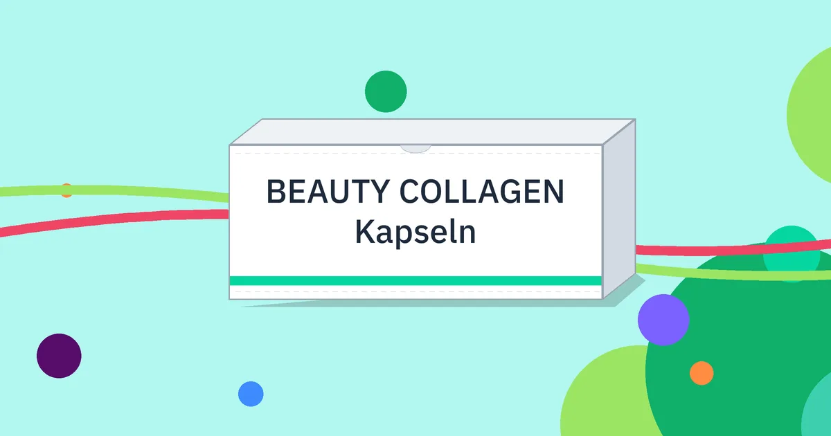 Symbolbild: Packung mit der Aufschrift BEAUTY COLLAGEN Kapseln (PZN 18601349) – Verfügbarkeit und Bezug in Apotheken in Frankfurt am Main