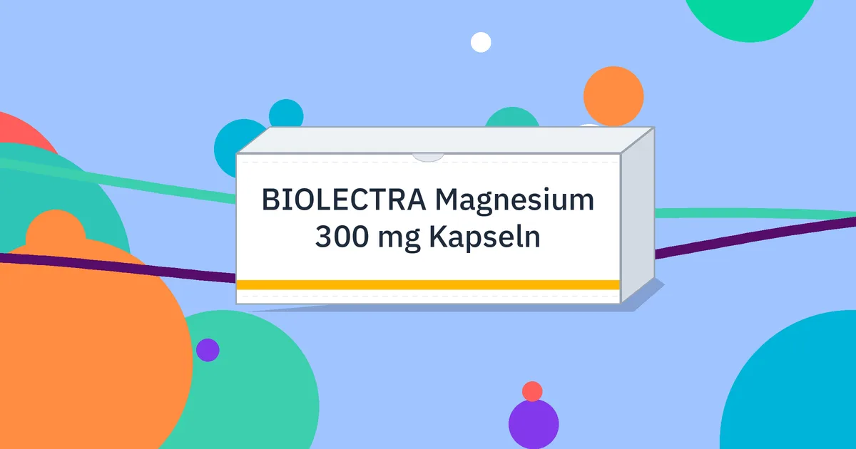 Symbolbild: Packung mit der Aufschrift BIOLECTRA Magnesium 300 mg Kapseln (PZN 00172333) – Verfügbarkeit und Bezug in Apotheken in Frankfurt am Main