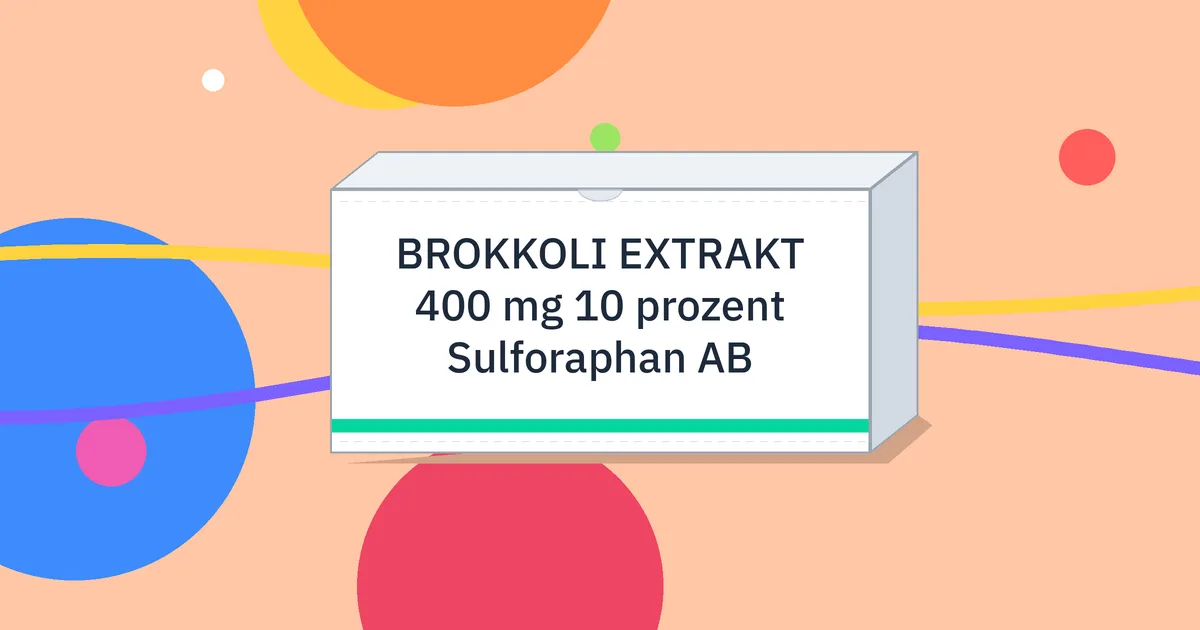 Symbolbild: Packung mit der Aufschrift BROKKOLI EXTRAKT 400 mg 10 prozent Sulforaphan AB (PZN 20041840) – Verfügbarkeit und Bezug in Apotheken in Frankfurt am Main