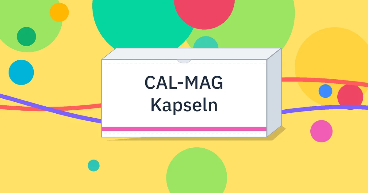 Symbolbild: Packung mit der Aufschrift CAL-MAG Kapseln (PZN 10996130) – Verfügbarkeit und Bezug in Apotheken in Frankfurt am Main