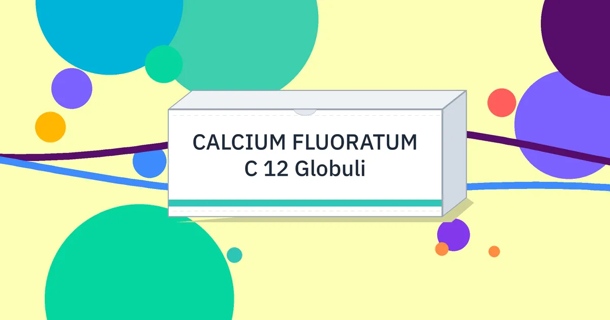 Symbolbild: Packung mit der Aufschrift CALCIUM FLUORATUM C 12 Globuli (PZN 16669403) – Verfügbarkeit und Bezug in Apotheken in Frankfurt am Main
