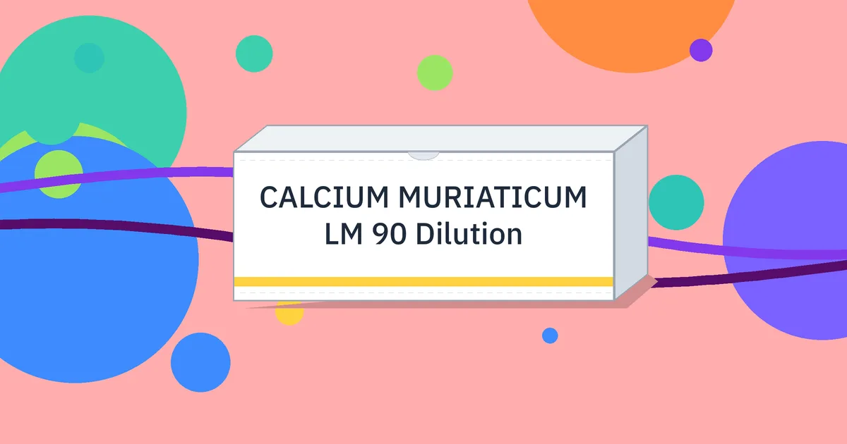 Symbolbild: Packung mit der Aufschrift CALCIUM MURIATICUM LM 90 Dilution (PZN 13409541) – Verfügbarkeit und Bezug in Apotheken in Frankfurt am Main