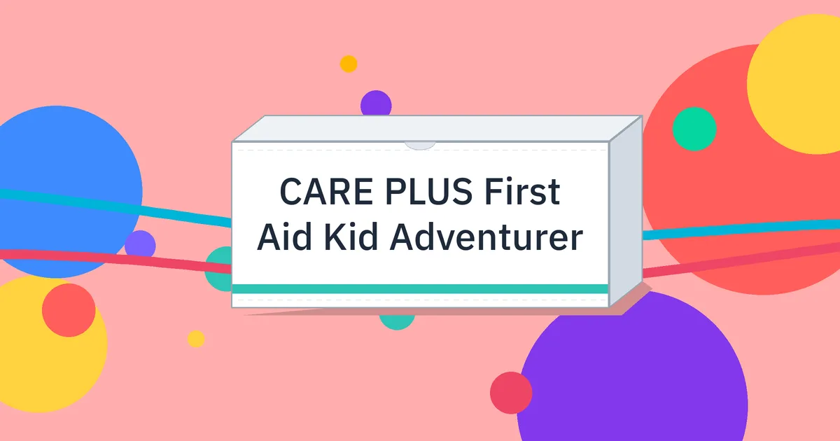 Symbolbild: Packung mit der Aufschrift CARE PLUS First Aid Kid Adventurer (PZN 01167015) – Verfügbarkeit und Bezug in Apotheken in Frankfurt am Main