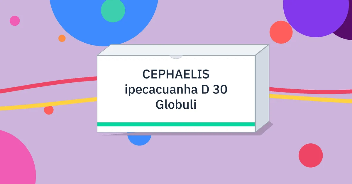 Symbolbild: Packung mit der Aufschrift CEPHAELIS ipecacuanha D 30 Globuli (PZN 13718437) – Verfügbarkeit und Bezug in Apotheken in Frankfurt am Main
