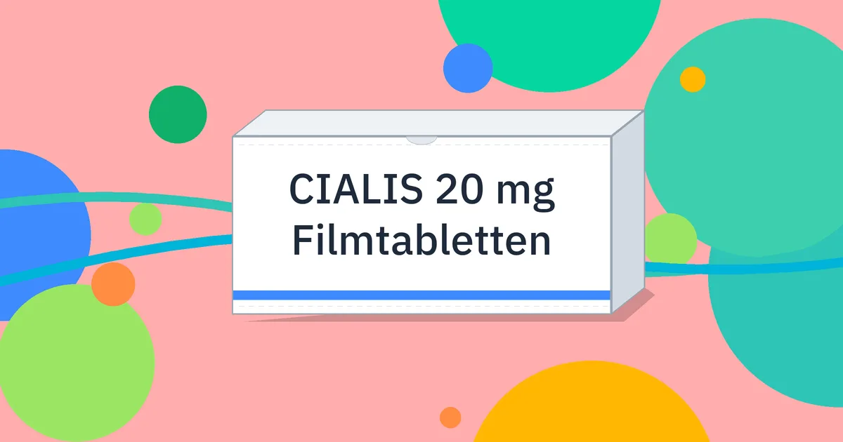 Symbolbild: Packung mit der Aufschrift CIALIS 20 mg Filmtabletten (PZN 00698791) – Verfügbarkeit und Bezug in Apotheken in Frankfurt am Main